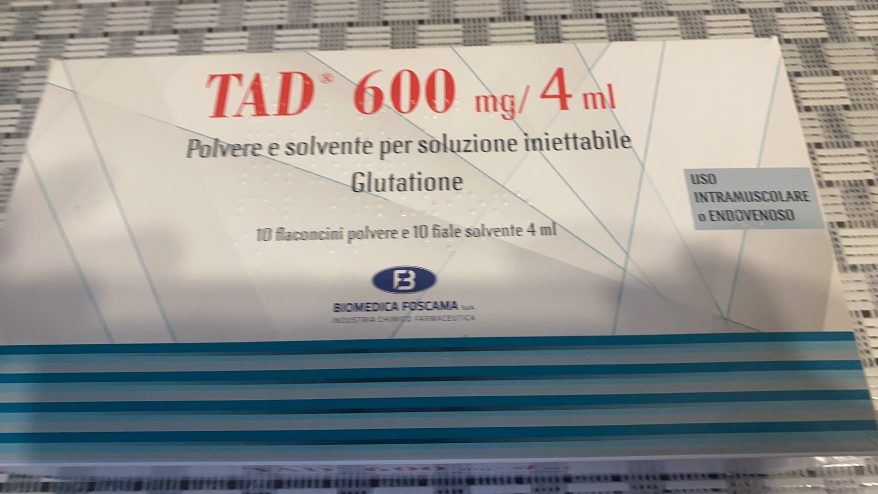 TAD-600mg/4ml (Glutathione) - $110.00